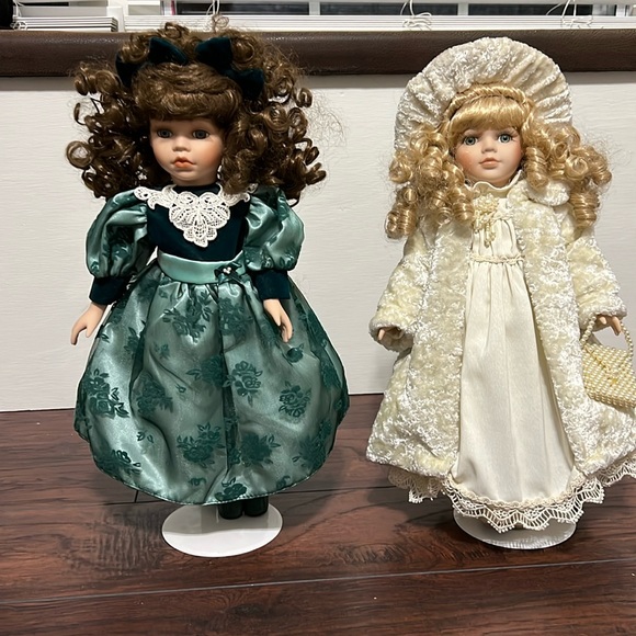 collectors choi | Toys | 2 Collectors Choice Porcelain Dolls | Poshmark